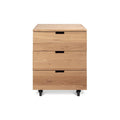 Ethnicraft Billy Box Rolling File Drawers