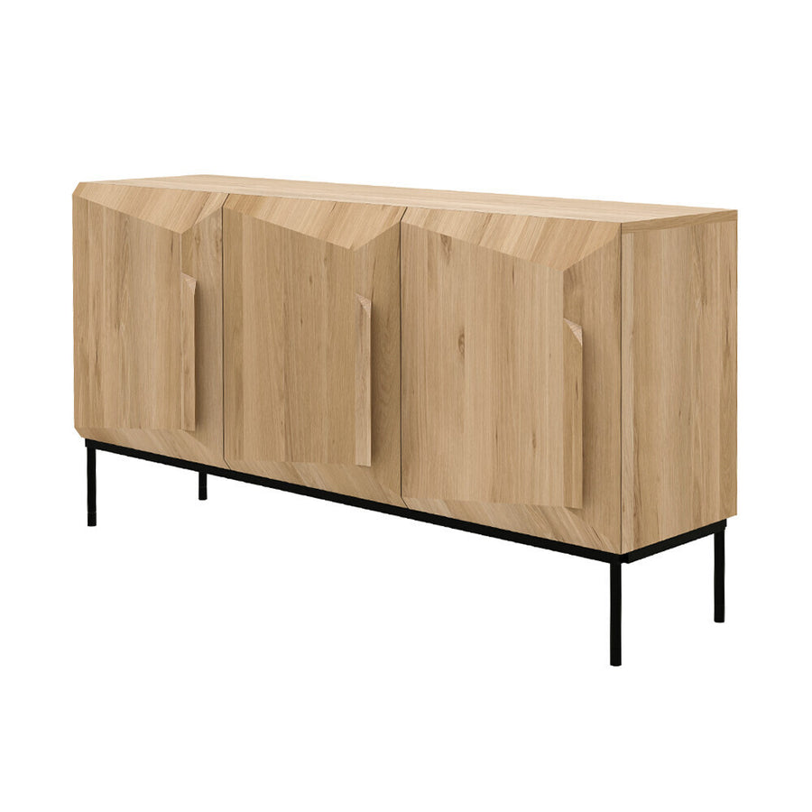 Ethnicraft Oak Stairs Sideboard - 3 Door