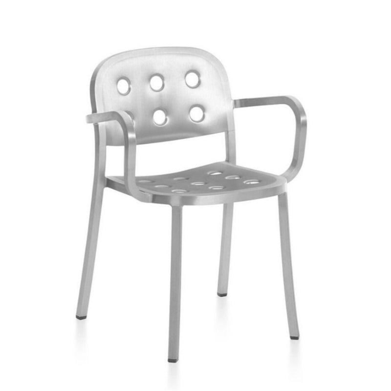 Emeco 1-Inch All Aluminum Chair and Armchair