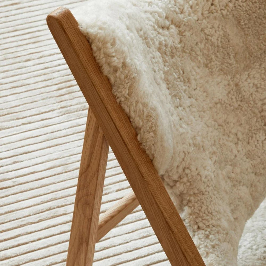 Menu | Knitting Chair - Sheepskin | Ib Kofod-Larsen